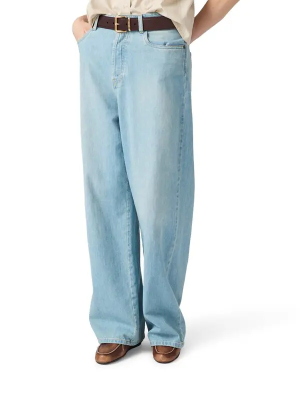 Miu Miu Straight Leg Jeans - Blue