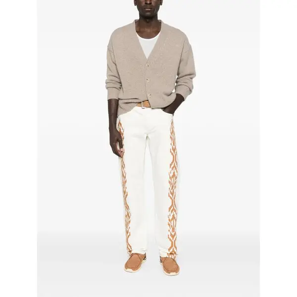 Isabel Marant Étoile Straight Leg Embroidered Jeans