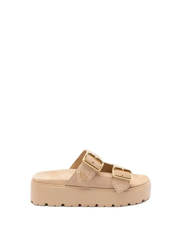 Prada Platform Strap Sandals - Multicolor
