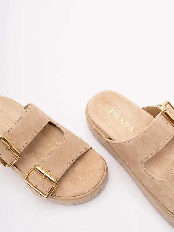 Prada Platform Strap Sandals - Multicolor