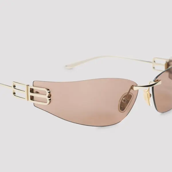Balenciaga D Frame Sunglasses - Silver