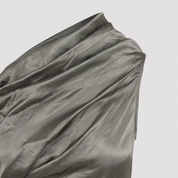 Rick Owens Dark Dust Cupro Tailored Firbanks Dress - Brown