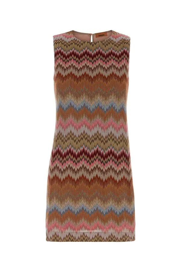 Missoni Embroidered Viscose Mini Dress - Multicolor