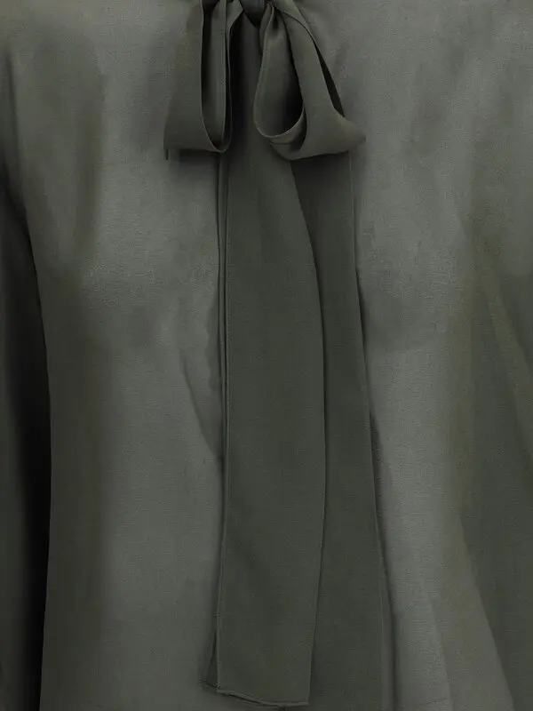 Alaïa Lavallière Neckline Blouse