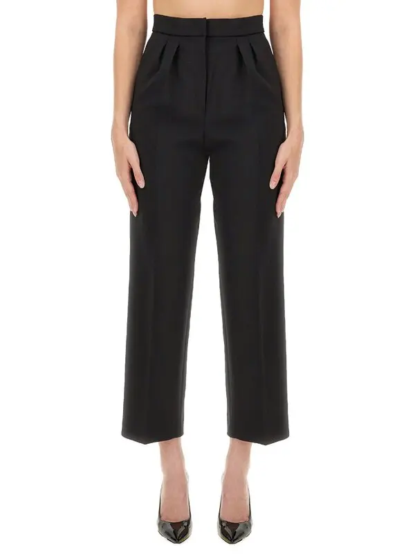 Max Mara Verbano Wool Pants - Black