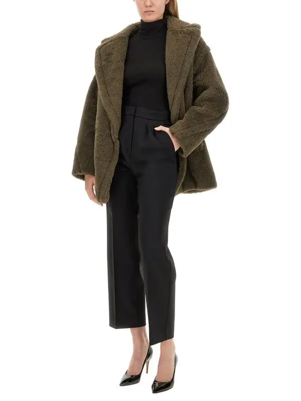 Max Mara Verbano Wool Pants - Black