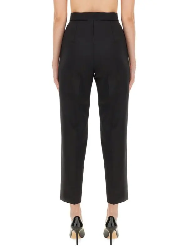 Max Mara Verbano Wool Pants - Black