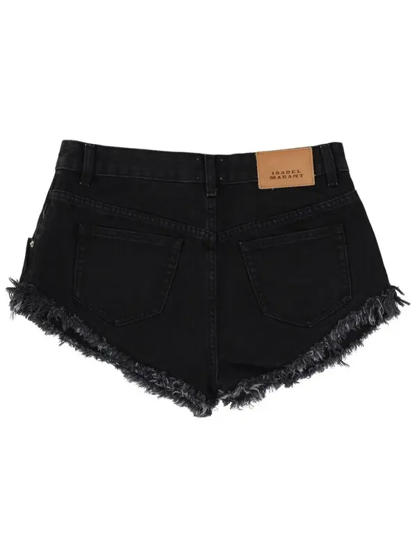 Isabel Marant Étoile Endeidala Denim Shorts - Black