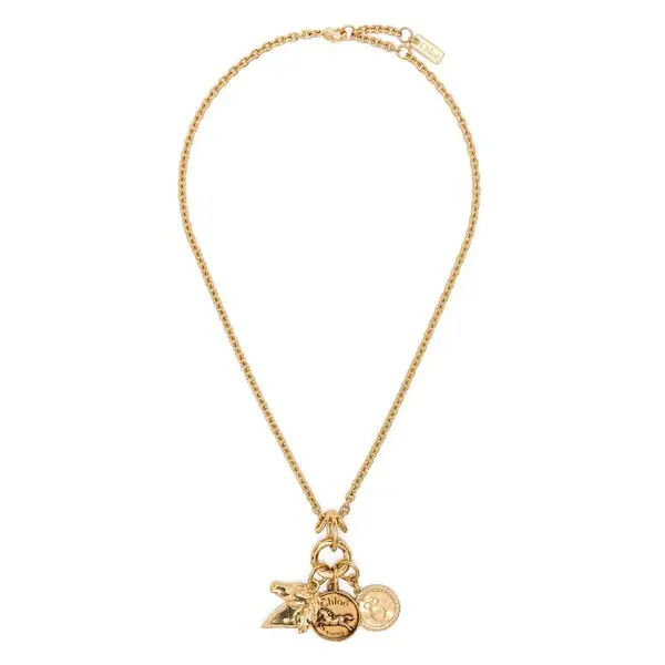 Chloé Tone Charm Necklace - Gold