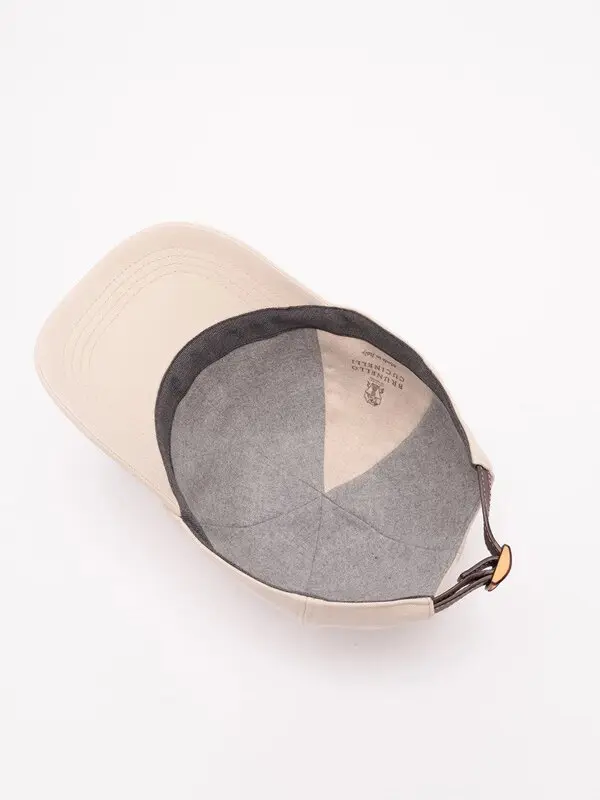 Brunello Cucinelli Baseball Cap With Embroidery