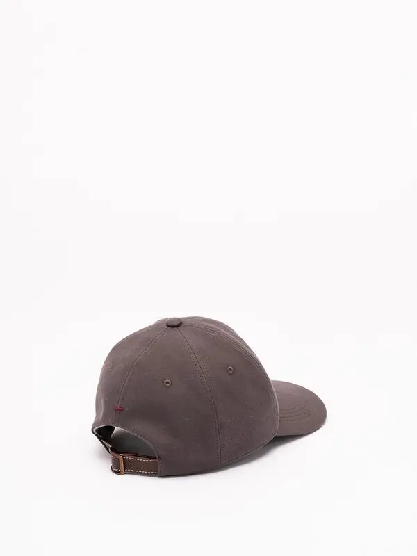 Brunello Cucinelli Baseball Cap With Embroidery