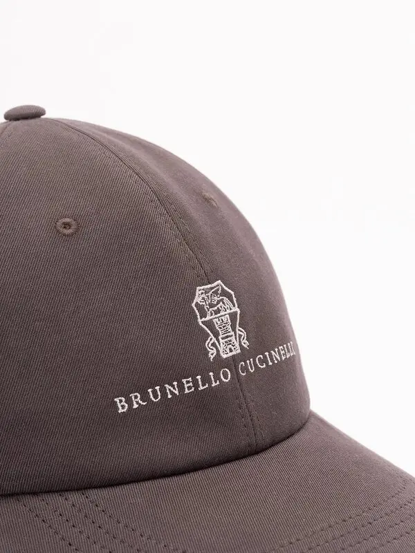 Brunello Cucinelli Baseball Cap With Embroidery