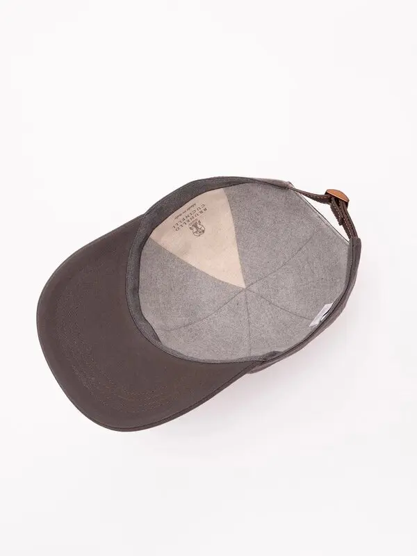 Brunello Cucinelli Baseball Cap With Embroidery