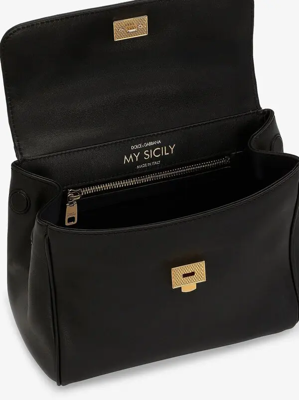 Dolce & Gabbana My Sicily Leather Shoulder Bag - Multicolor