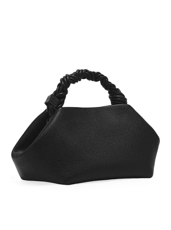 GANNI Small Granulated Bou Bag With Braided Handle - Multicolor