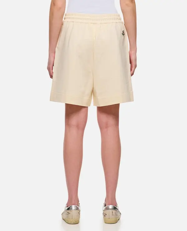 Moncler Knitted Shorts With Elasticated Waistband