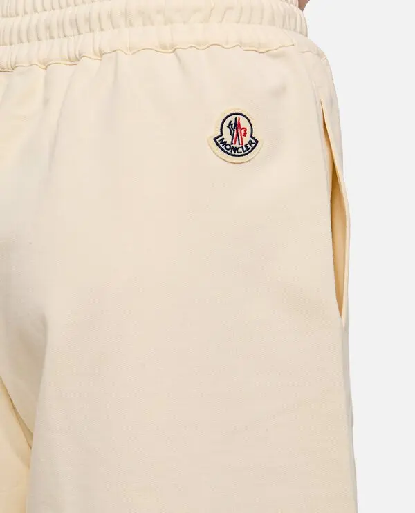 Moncler Knitted Shorts With Elasticated Waistband