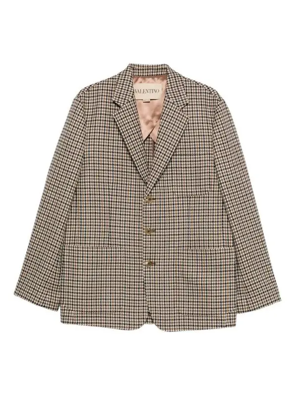 Valentino Garavani Tailored Houndstooth Blazer