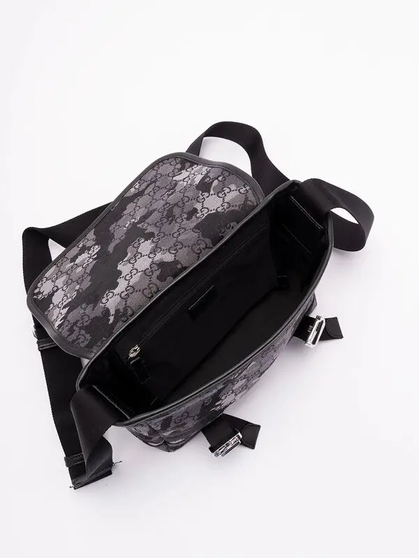 Gucci Gg Monogram Camouflage Crossbody Bag