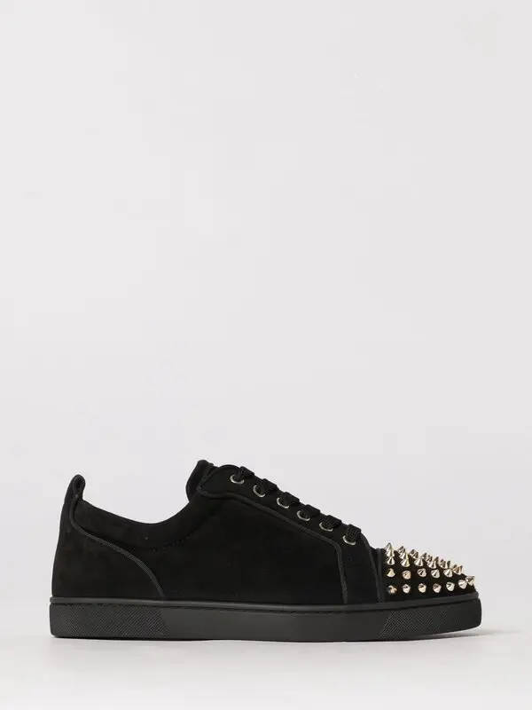 CHRISTIAN LOUBOUTIN Calf Leather Studded Sneakers