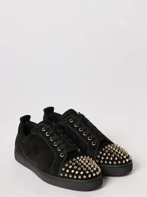 CHRISTIAN LOUBOUTIN Calf Leather Studded Sneakers