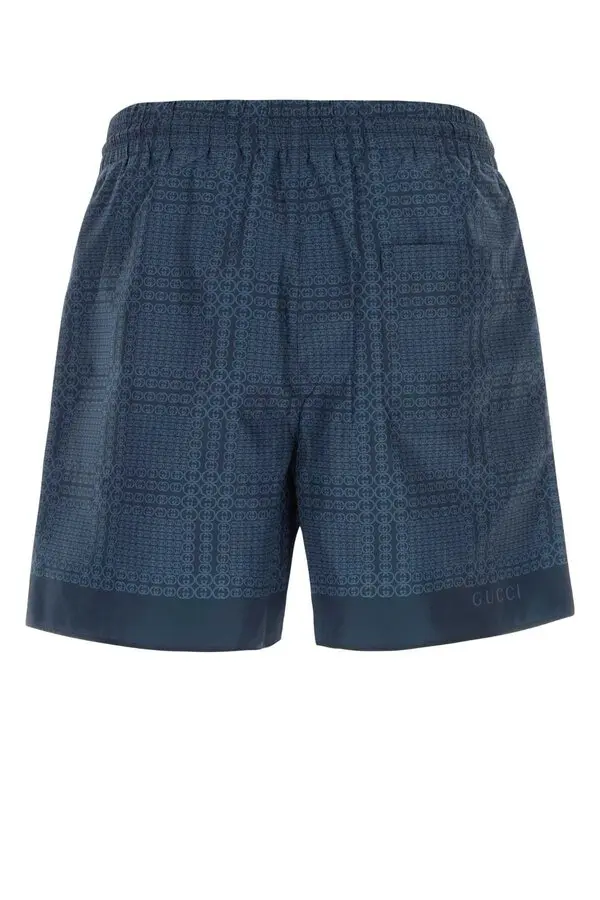 Gucci Printed Polyester Swimming Shorts