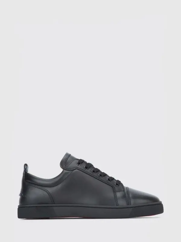 CHRISTIAN LOUBOUTIN Calf Leather Sneakers - Black