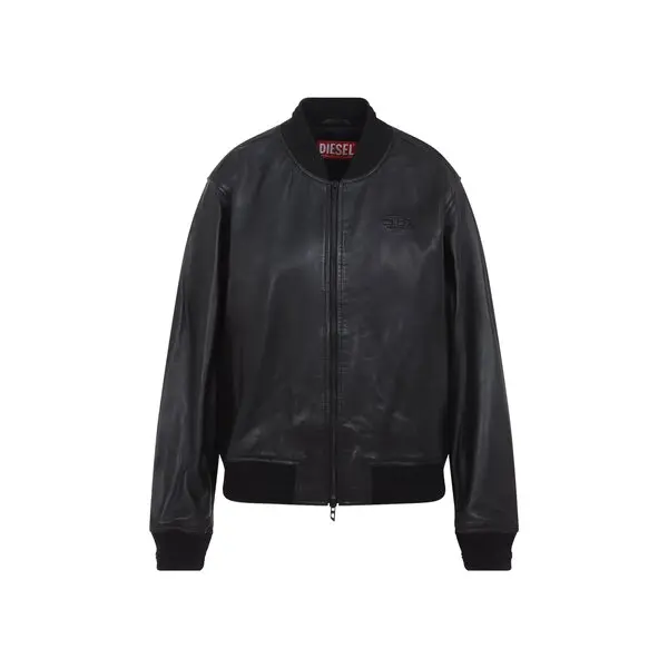 DIESEL® Lamb Skin Bomber Jacket