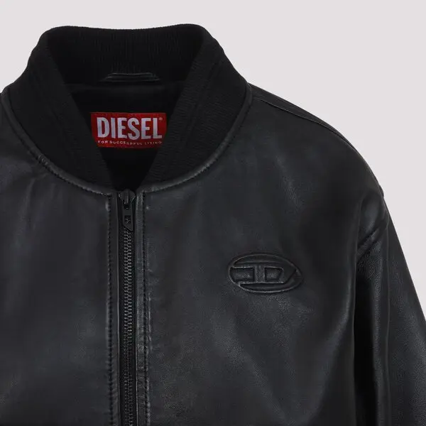 DIESEL® Lamb Skin Bomber Jacket