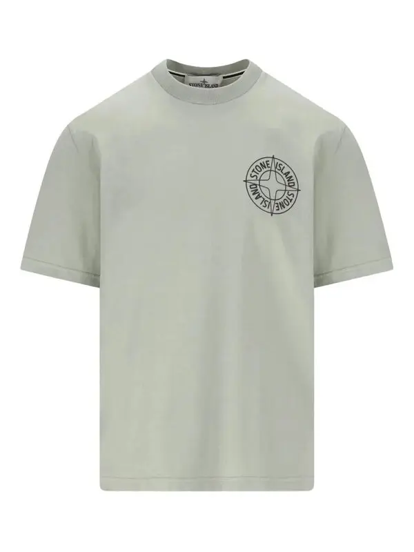 Stone Island 60/2 Cotton Jersey Garment Dyed T-shirt