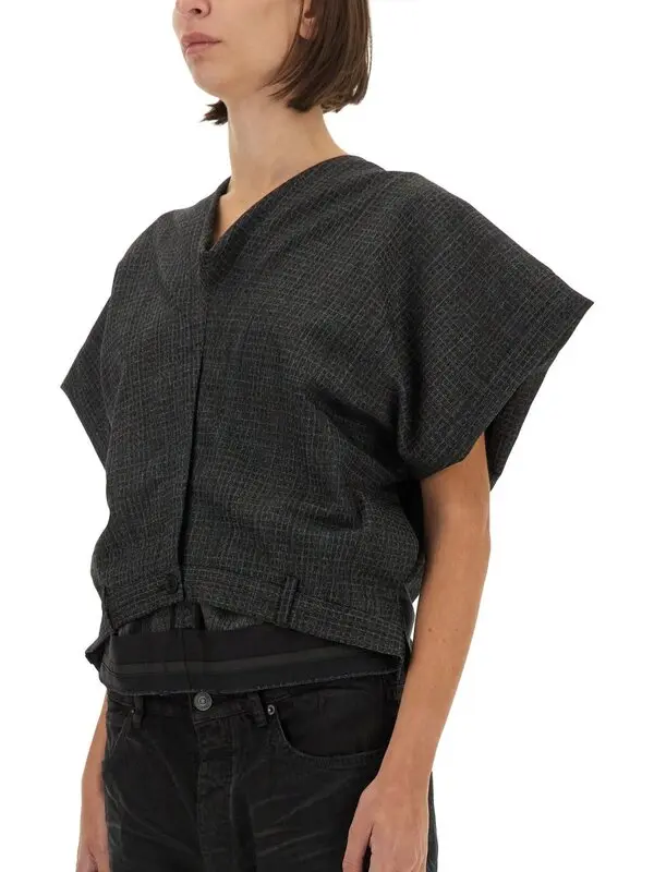 Balenciaga Wool Tailoring Top