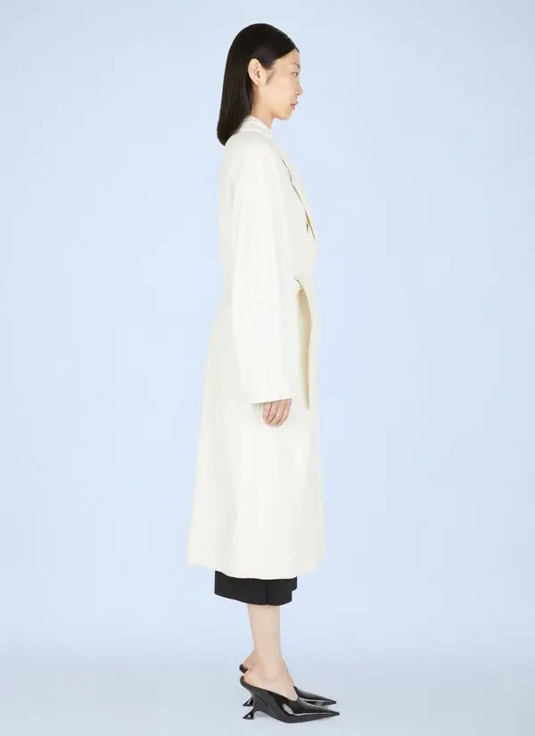 Max Mara Madame 101801 Icon Coat - White