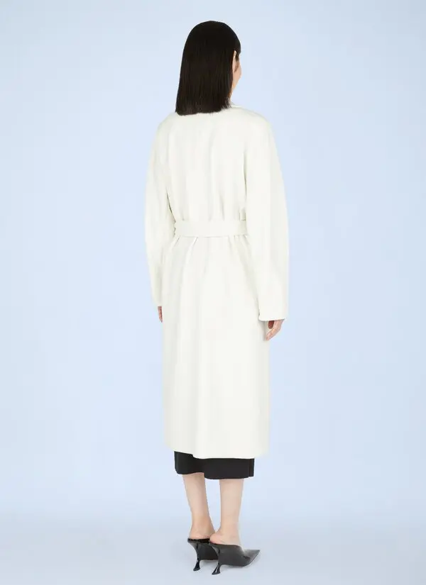 Max Mara Madame 101801 Icon Coat - White