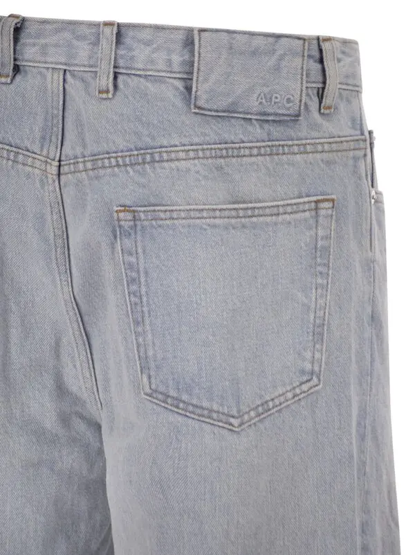 A.p.c. Washed Cotton Denim Wide-leg Jeans - Multicolor