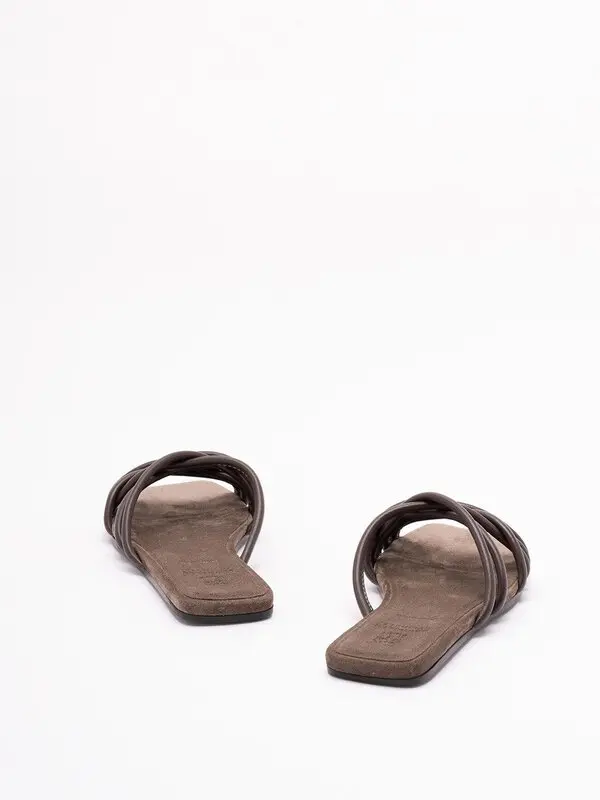 Brunello Cucinelli Lambskin Sandals - Multicolor