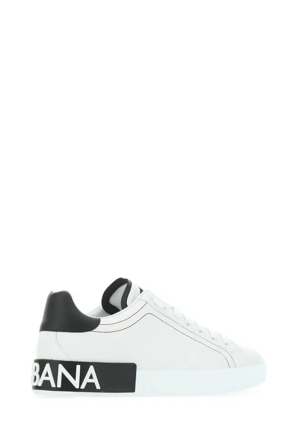 Dolce & Gabbana Nappa Leather Portofino Sneakers