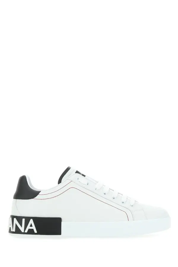 Dolce & Gabbana Nappa Leather Portofino Sneakers