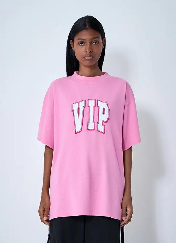 Balenciaga Logo Motif T-shirt - Pink