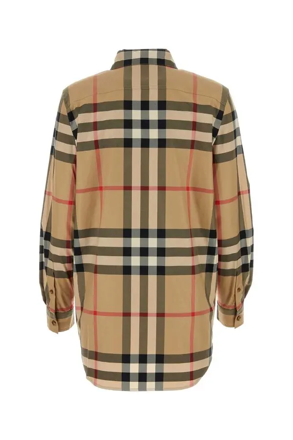Burberry Embroidered Cotton Shirt - Multicolor