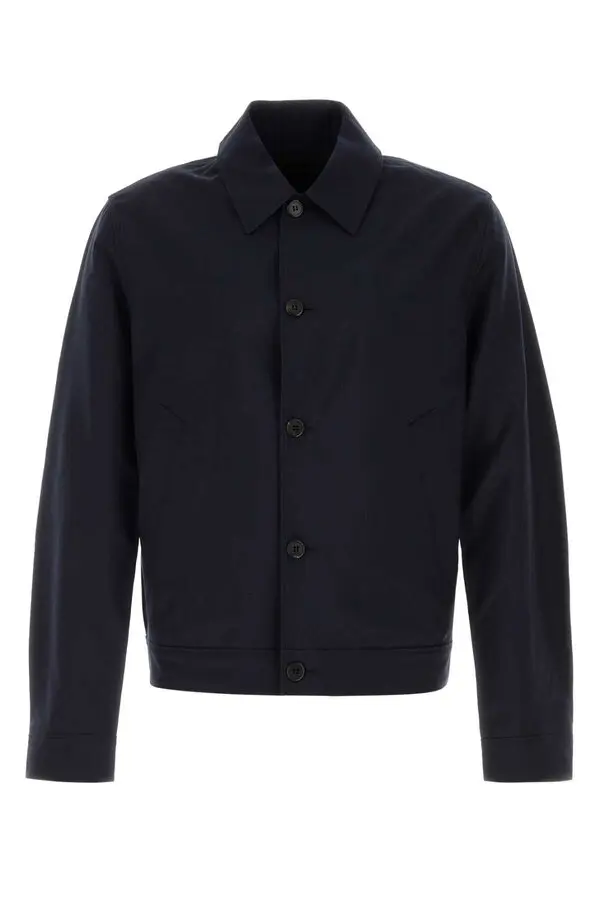 Prada Wool Blend Jacket - Blue