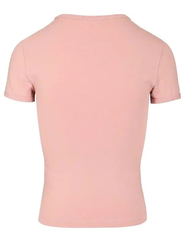 DIESEL® Slim Fit Stretch T-shirt With Oval D Logo