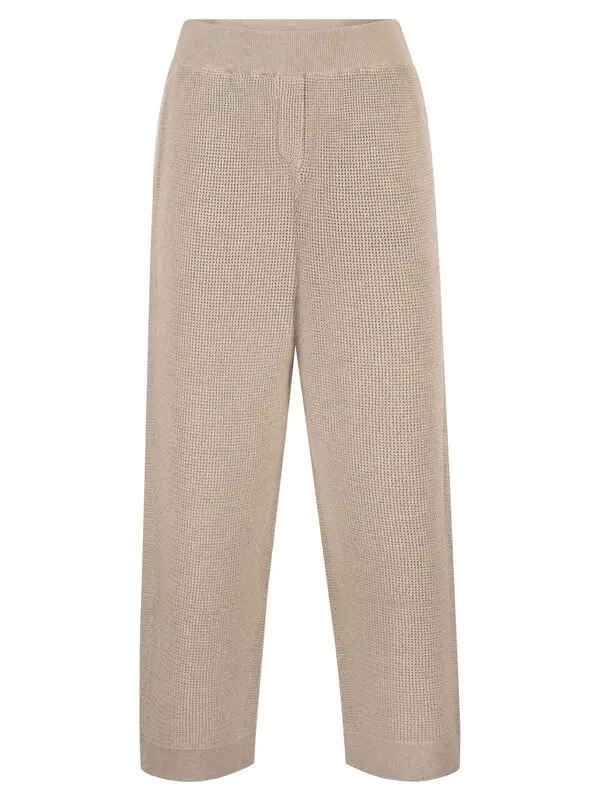 Brunello Cucinelli Textured Knit Trousers