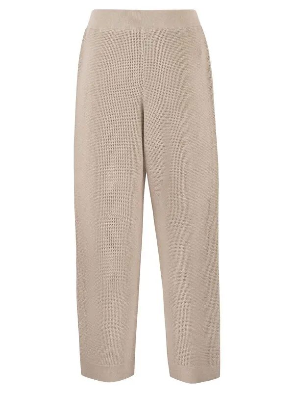 Brunello Cucinelli Textured Knit Trousers