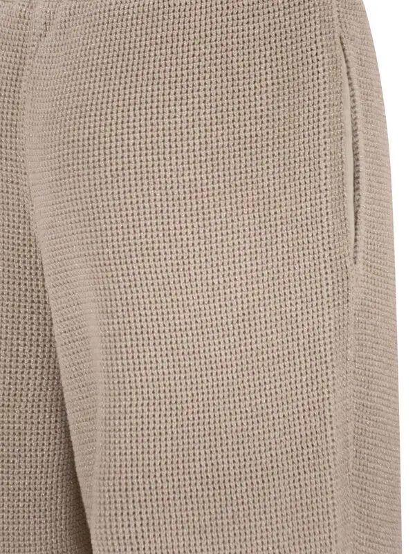 Brunello Cucinelli Textured Knit Trousers