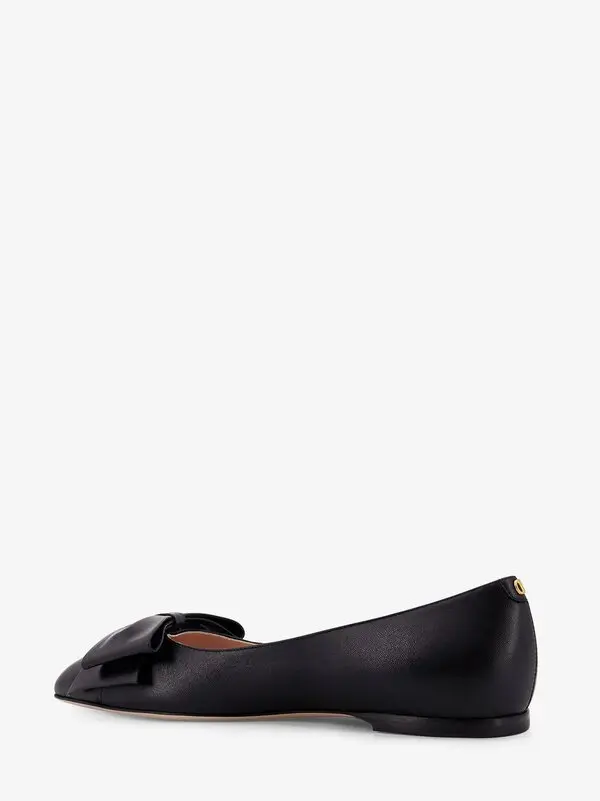 Valentino Garavani Bow Detail Leather Ballerinas - Multicolor