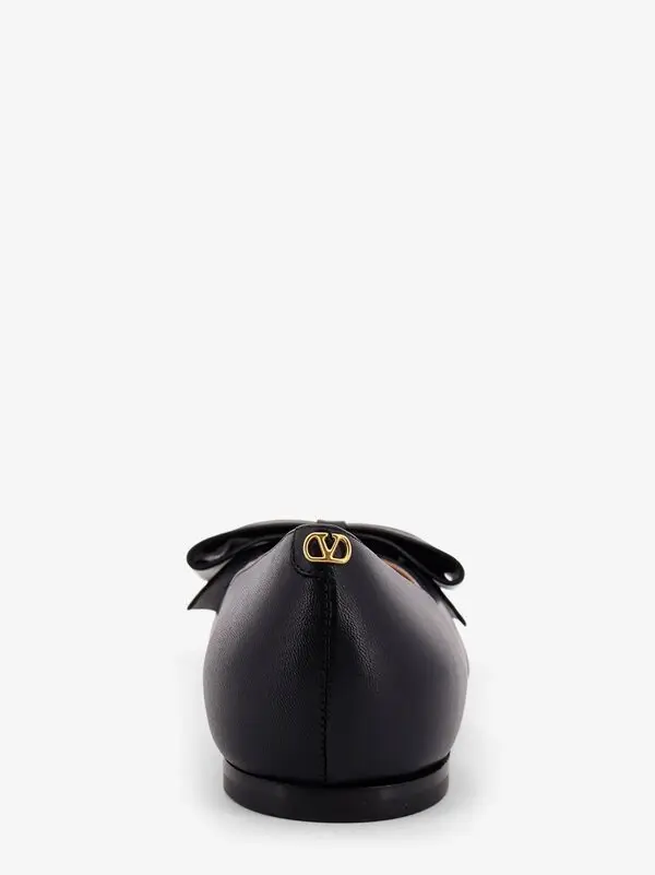 Valentino Garavani Bow Detail Leather Ballerinas - Multicolor