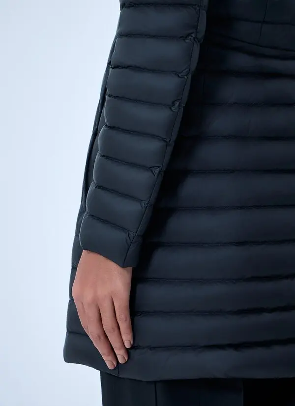 Moncler Barbel Long Parka Coat - Black