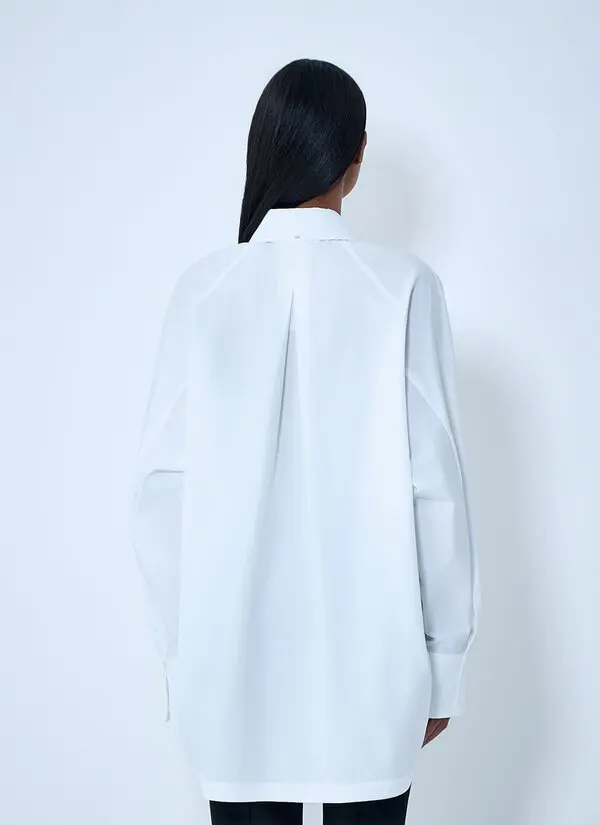 Sportmax Oversized Cotton Poplin Shirt