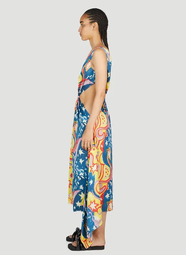 Marni Galactic Paradise Midi Dress