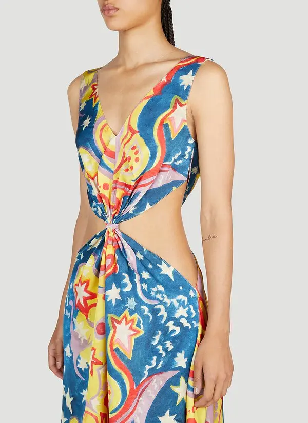 Marni Galactic Paradise Midi Dress